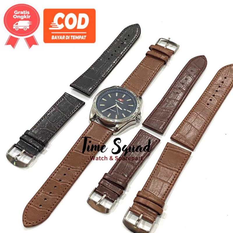 Jual Strap Tali Jam Tangan Kulit Asli Murah 16 18 20 22 mm Berkualitas ...