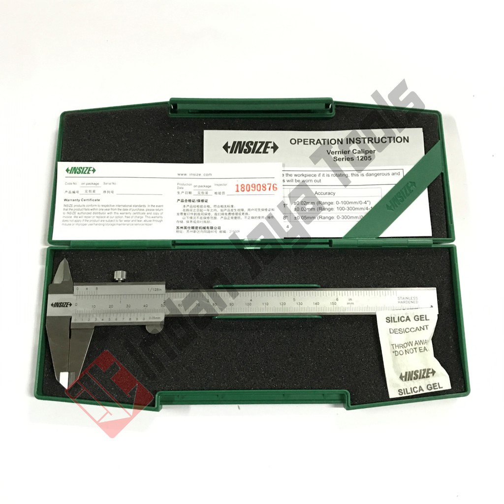 Jual INSIZE 1205-150 Sigmat Analog 6 Inch 150 mm Jangka Sorong Vernier Caliper | Shopee Indonesia