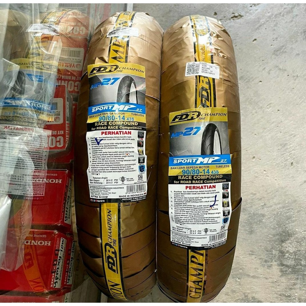 Jual Ban Sport MP27 MP 27 Matic 90/80-14 90 80 14 FDR Soft Compound ...