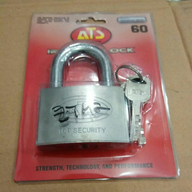 Jual GEMBOK ATS 60 mm pendek Toko rumah Pintu Pagar sepeda Motor ...