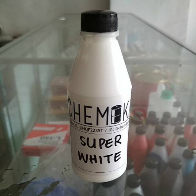 Jual Pewarna Dasar Putih / Pigment Basic Super White 100gr | Shopee ...