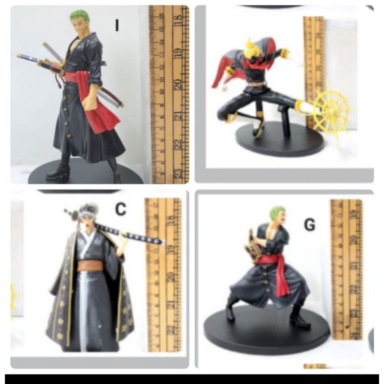 Jual figure zoro / sanji topeng pvc one piece zorro | Shopee Indonesia