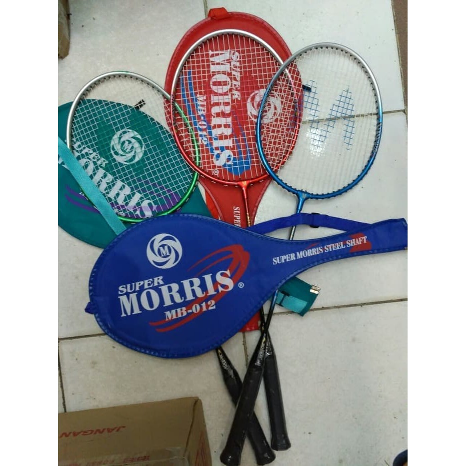 Jual RAKET BADMINTON BULUTANGKIS BORRIS / MORRIS / YTY TAS 3/4 COVER ...