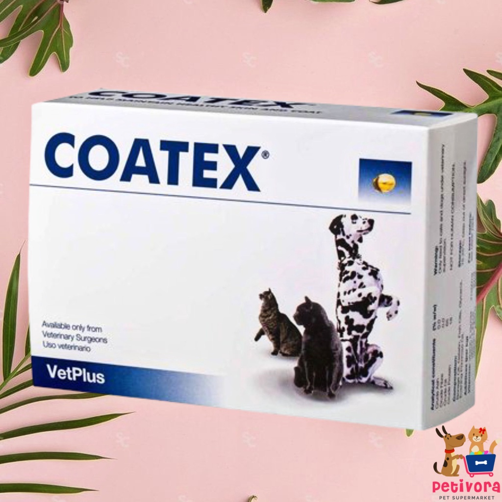 Jual COATEX EFA CAPSULE VETPLUS OMEGA 3 NUTRISI SUPLEMEN PENUMBUH BULU ...