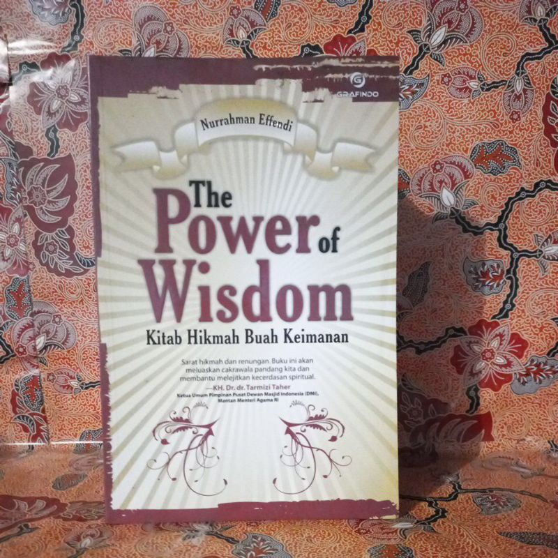 Jual Buku Pengembangan Diri - The Power Of Wisdom (Kitab Hikmah Buah ...