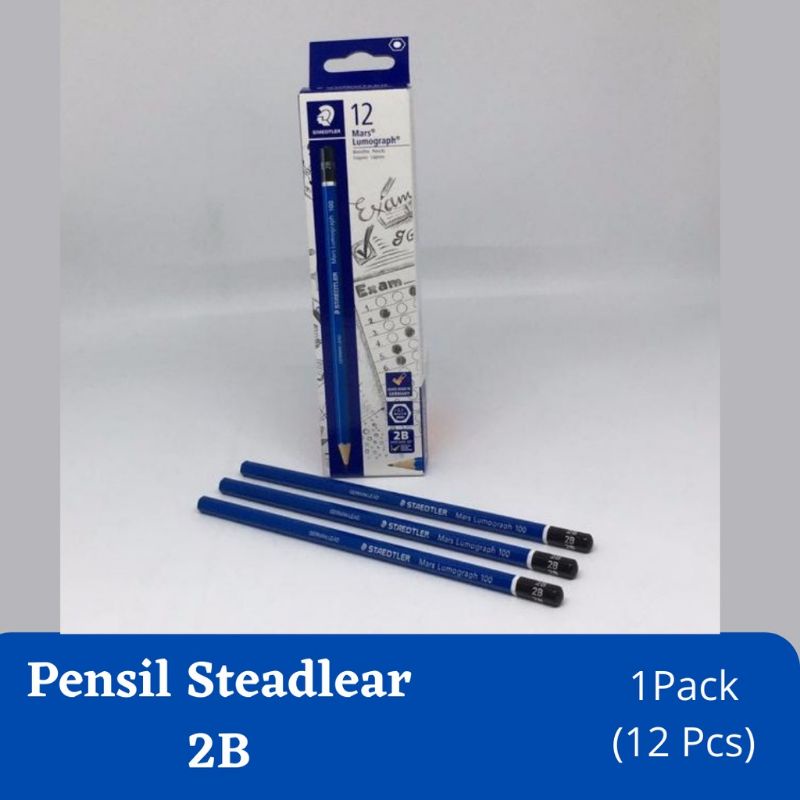 Jual PENSIL STAEDTLER 2B UJIAN COMPUTER(12PCS) | Shopee Indonesia