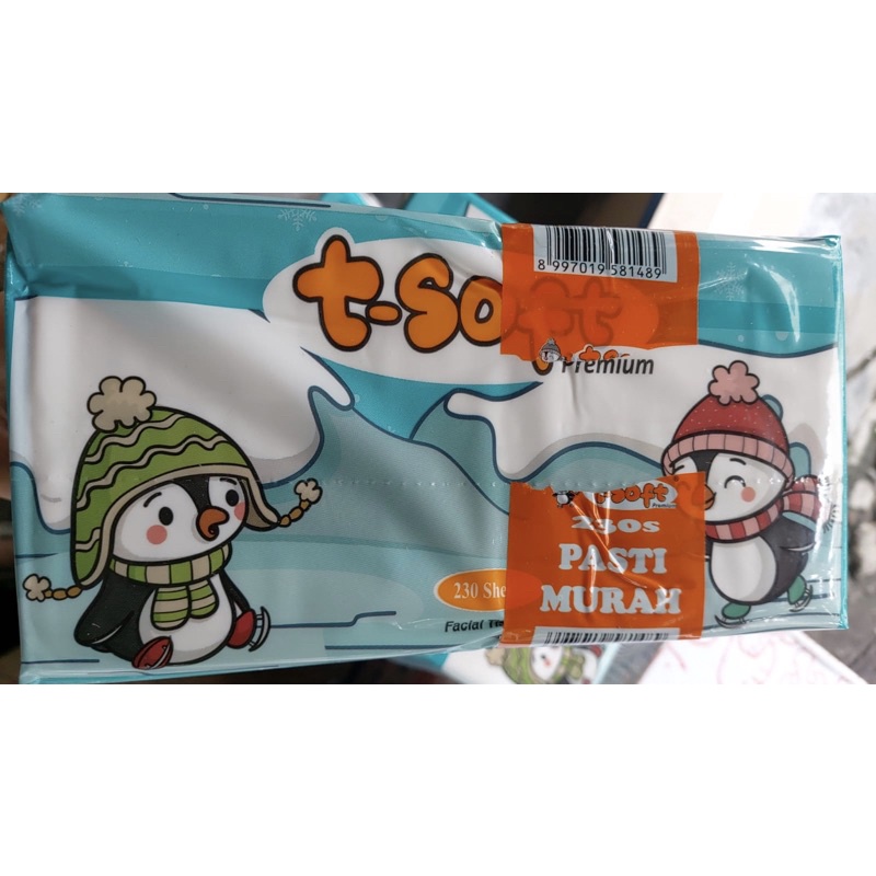 Jual Tissue tisu wajah facial tsoft softpack bundle (2 pack) | Shopee ...