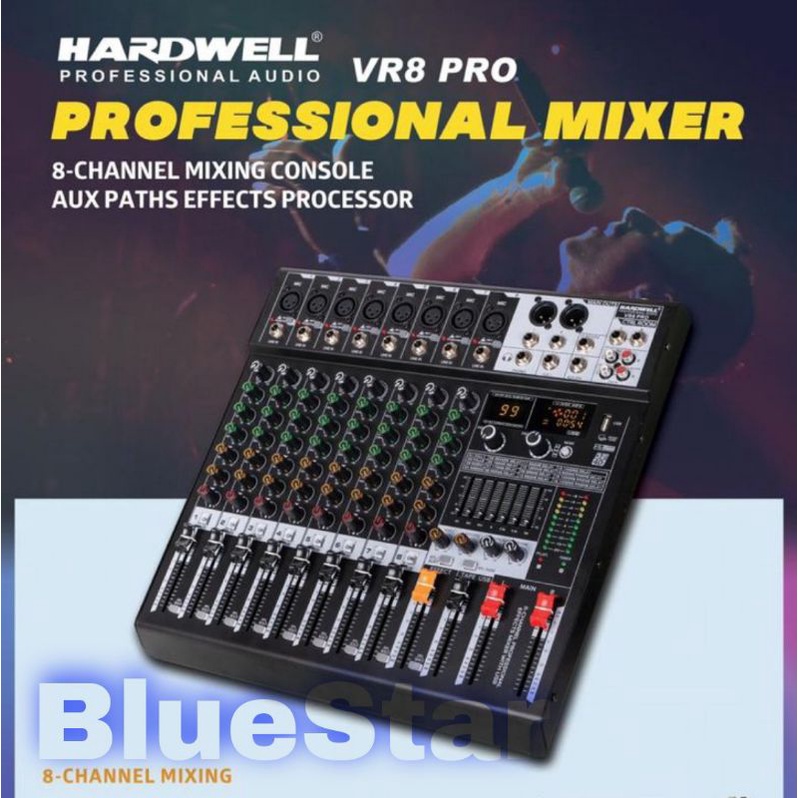 Jual Mixer Hardwell VR8 PRO Original Hardwell VR8PRO - 8 Channel ...