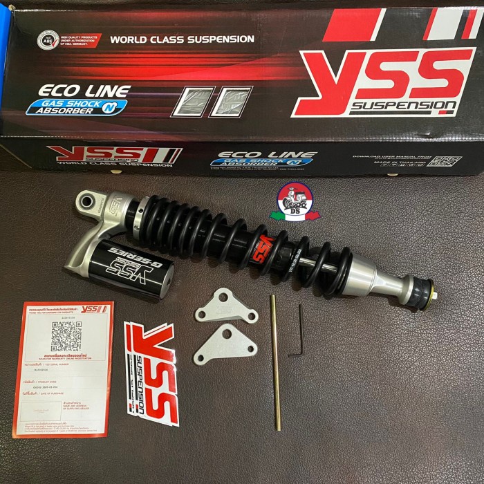 Jual Shock Tabung YSS Black New Model Rear Vespa Sprint Primavera ...