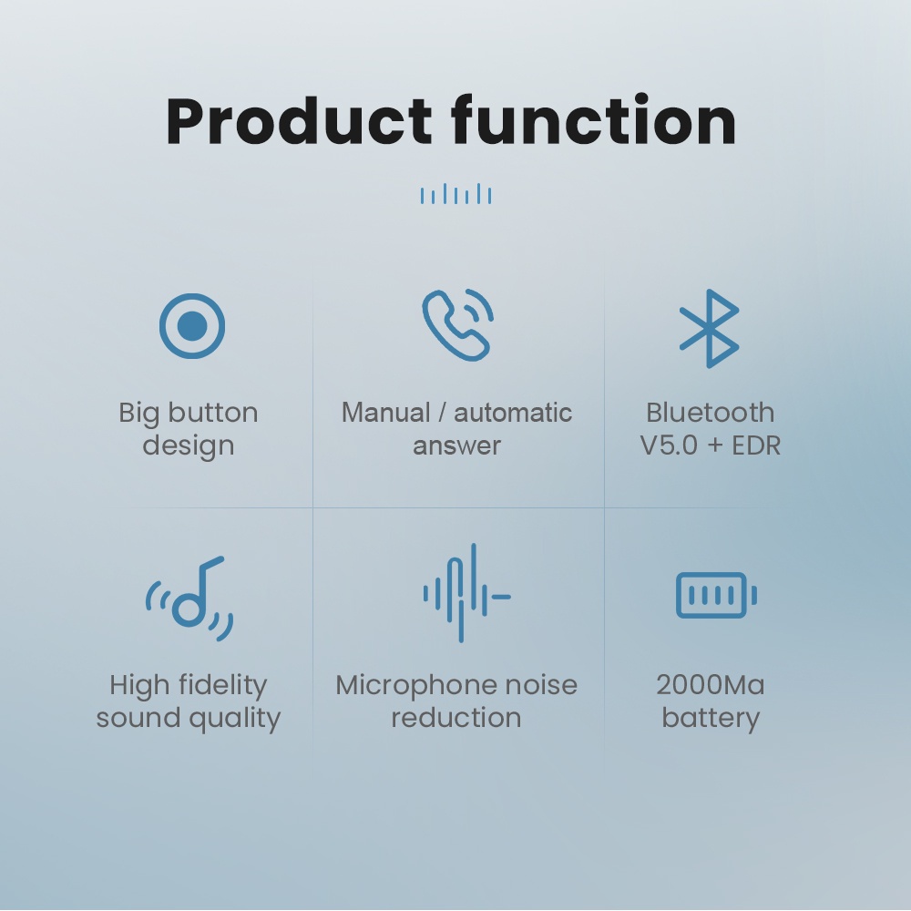 Jual BT12 Bluetooth 5.0 Helm Headset/Helm intercom Tahan Air dengan Baterai 800mAh/2000mAh NOT ...