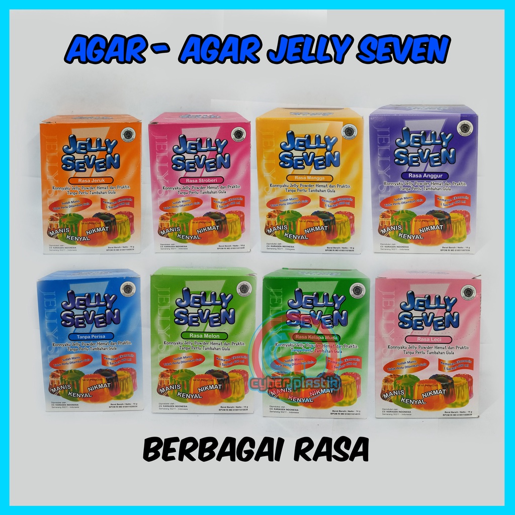 Jual Agar - Agar Jelly Seven Berbagai Rasa | Shopee Indonesia