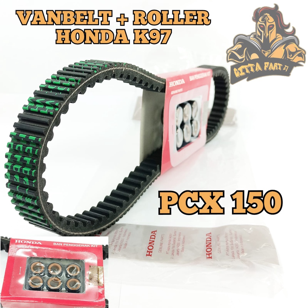 Jual VANBELT V-BELT SET ROLLER HONDA K97 PCX 150 KUALITAS ASLI ORIGINAL ...
