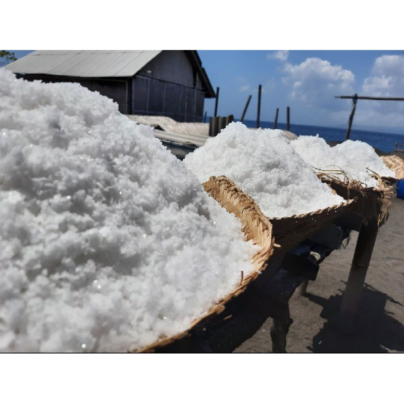 Jual GARAM LAUT KUSAMBA/ SEA SALT KUSAMBA BALI KEMASAN 1 KG | Shopee ...