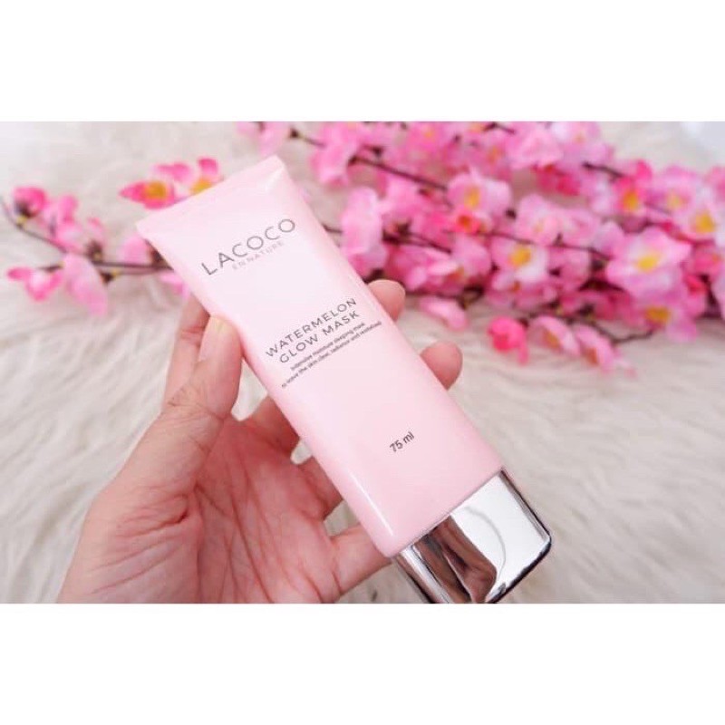 Jual lacoco watermelon glow mask | Shopee Indonesia