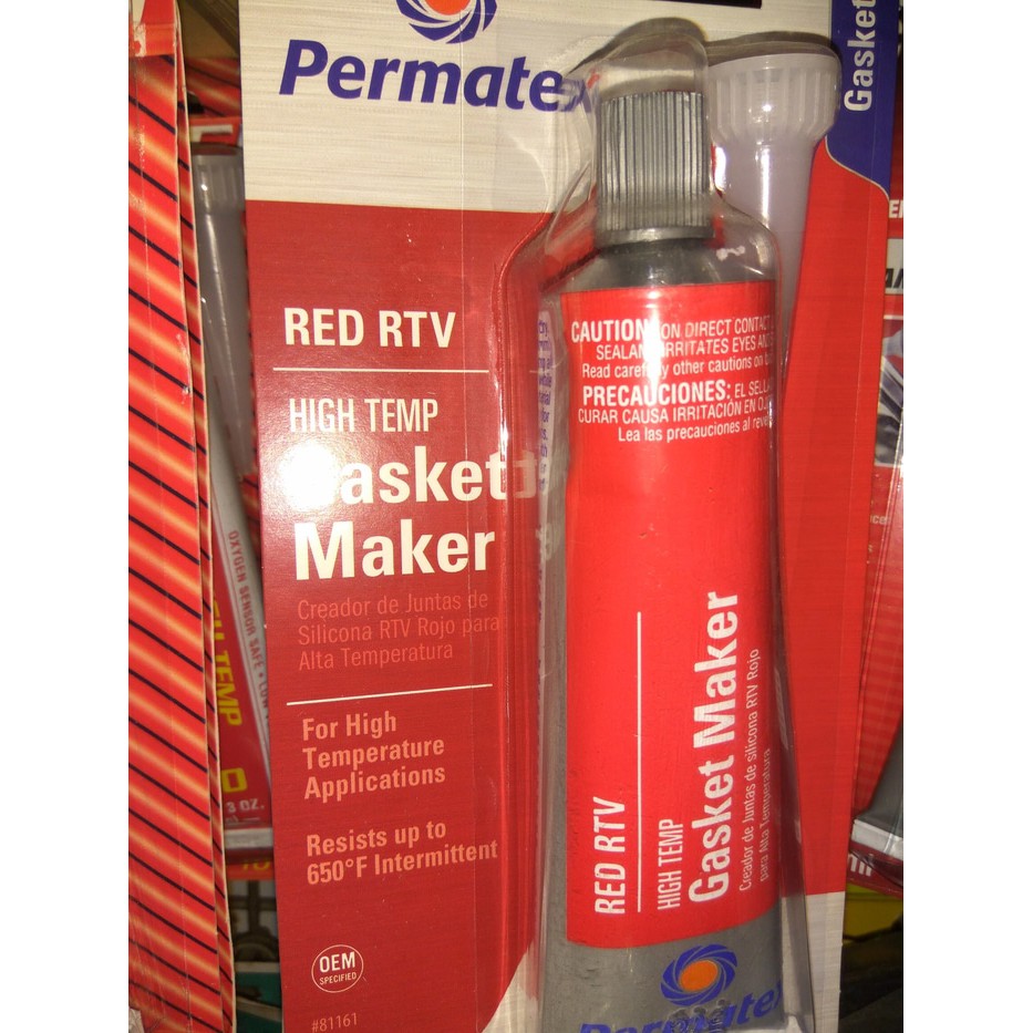 Jual Permatex High-Temp Red RTV Silicone Gasket | Shopee Indonesia