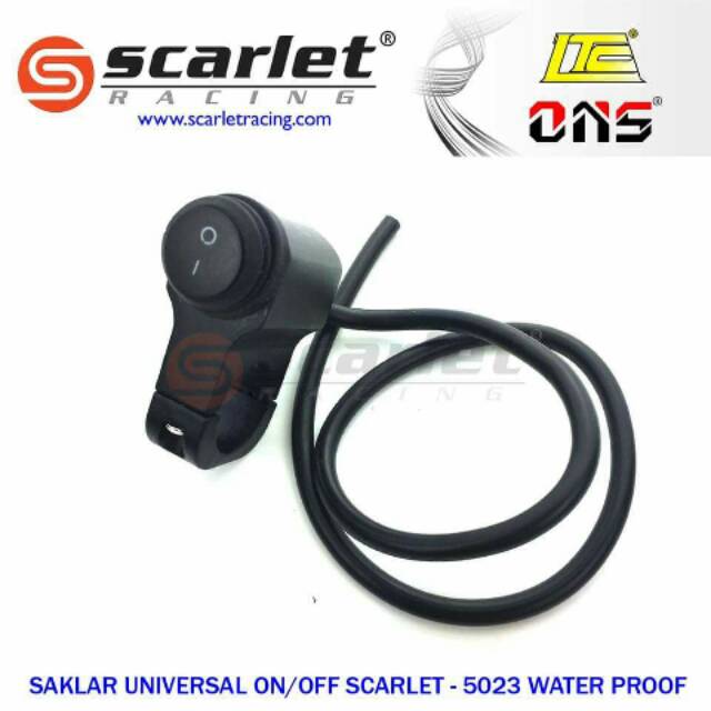 Jual Saklar Universal on/off Scarlet 5023 water proof | Shopee Indonesia