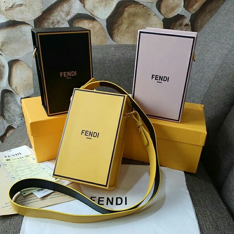 Jual Fendi Pack vertical Box leather bag AP697321 (Pls baca deskripsi ...