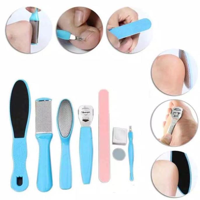 Jual Alat Meni Pedi 8pcs Menicure Pedicure set | Shopee Indonesia