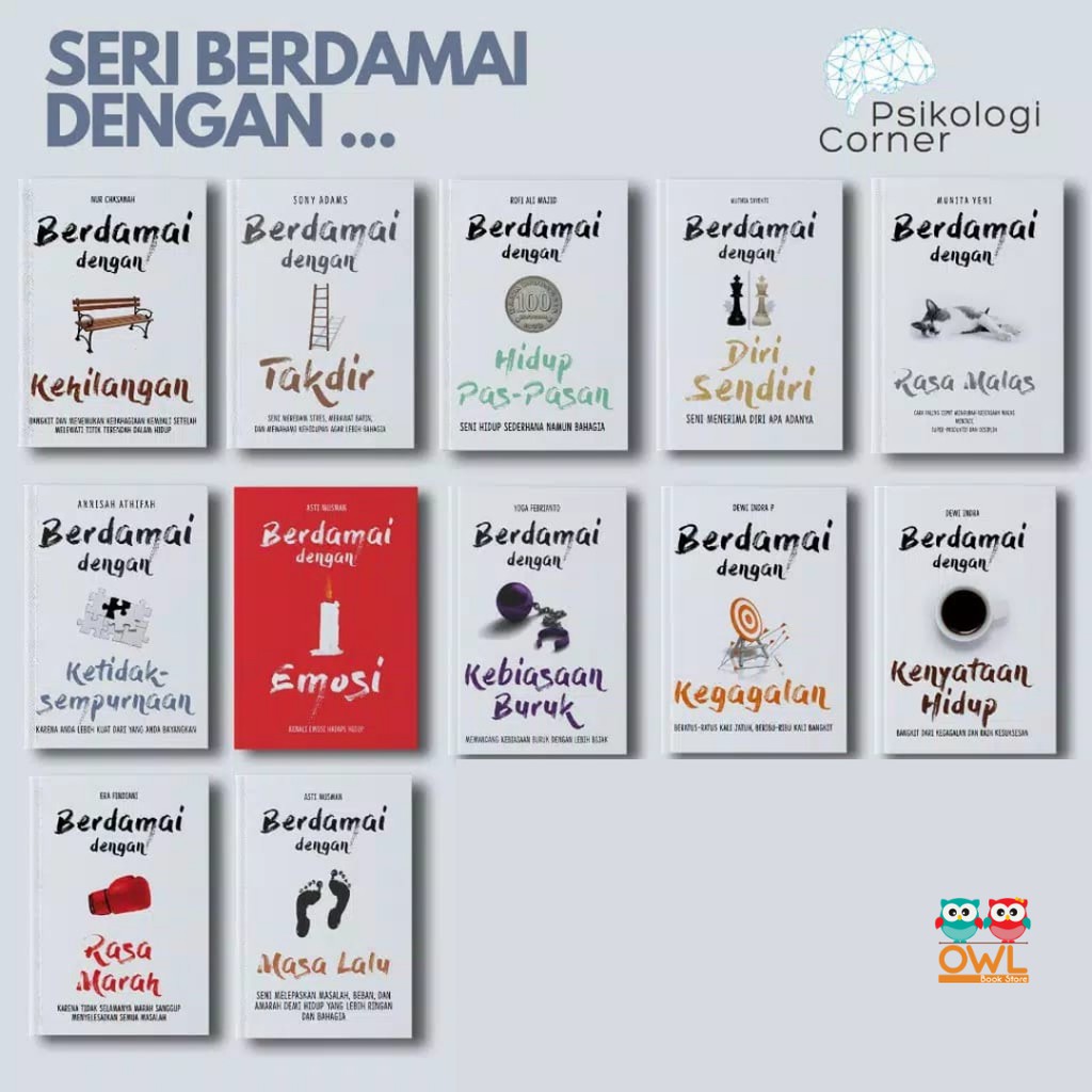 Jual Kumpulan Buku Psikologi Seni Berdamai Dengan | Shopee Indonesia