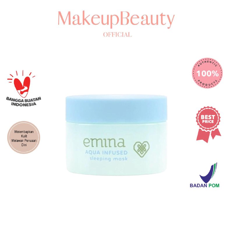 Jual EMINA Aqua Infused Sleeping Mask 30gr | Shopee Indonesia