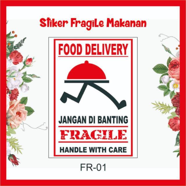 Jual [20 pcs] Stiker fragile food / makanan | Shopee Indonesia
