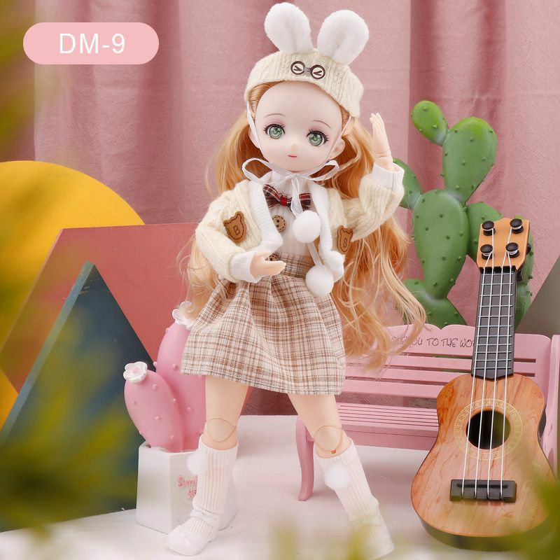 Jual Mainan Anak Boneka BJD Doll 30cm Cute DIY Girls Gift Princess ...