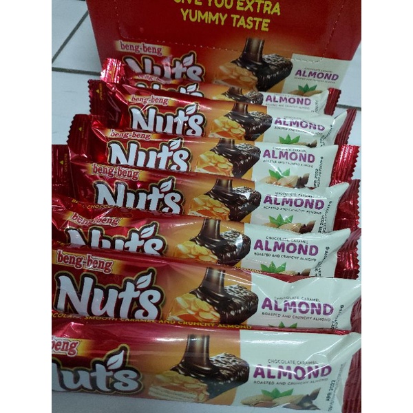 Jual Beng Beng Nuts Almond 35 gr (harga per pc) | Shopee Indonesia