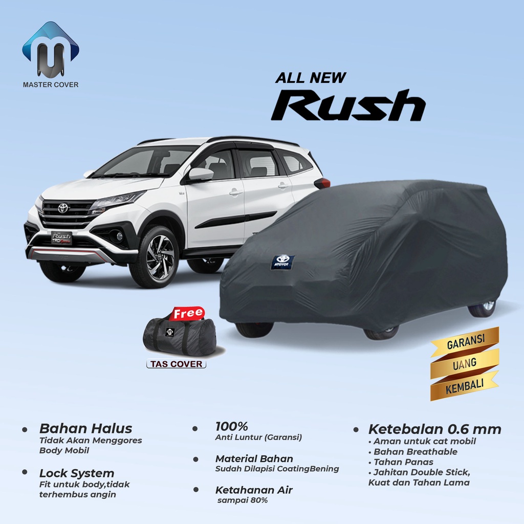 Jual Body Sarung Cover Mobil All New RUSH GR Sport Selimut Mobil Toyota ...