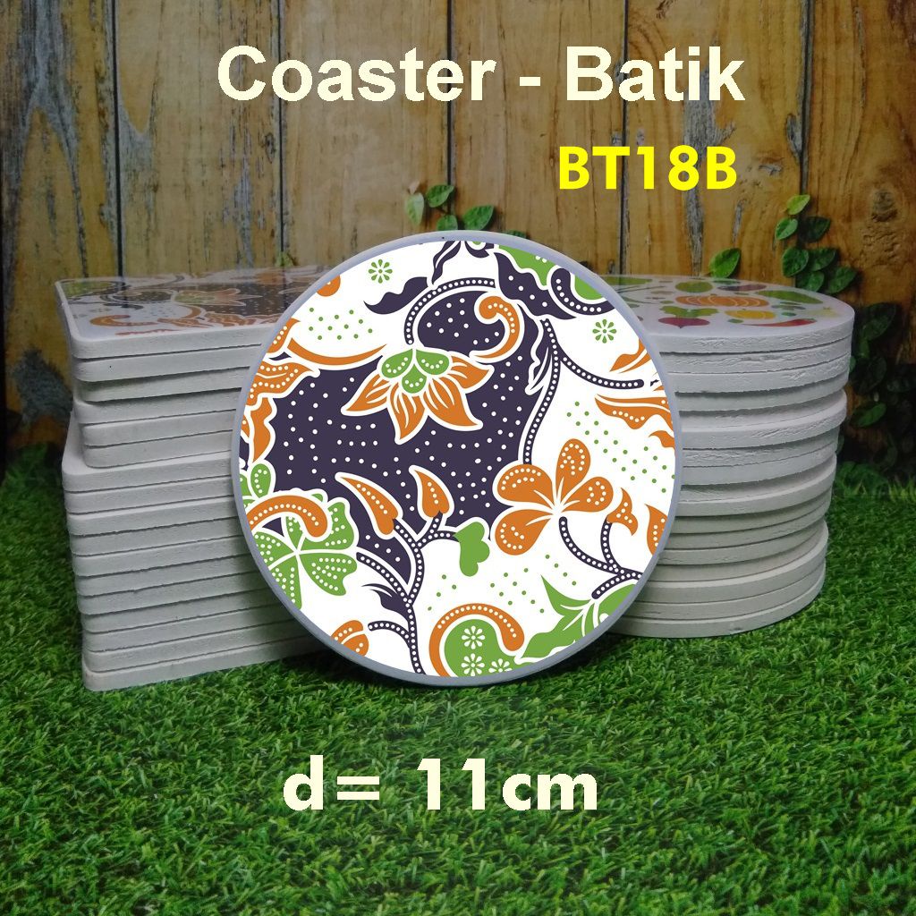 Jual Coaster Batik Tatakan Gelas Mug 11cm Banyak Pilihan Motif Unik ...