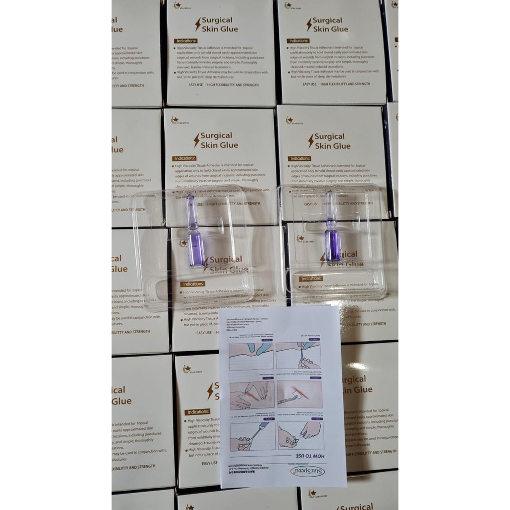 Jual Lem Sunat Surgical Skin Glue not Dermabond Liquiband Perfect Seal ...