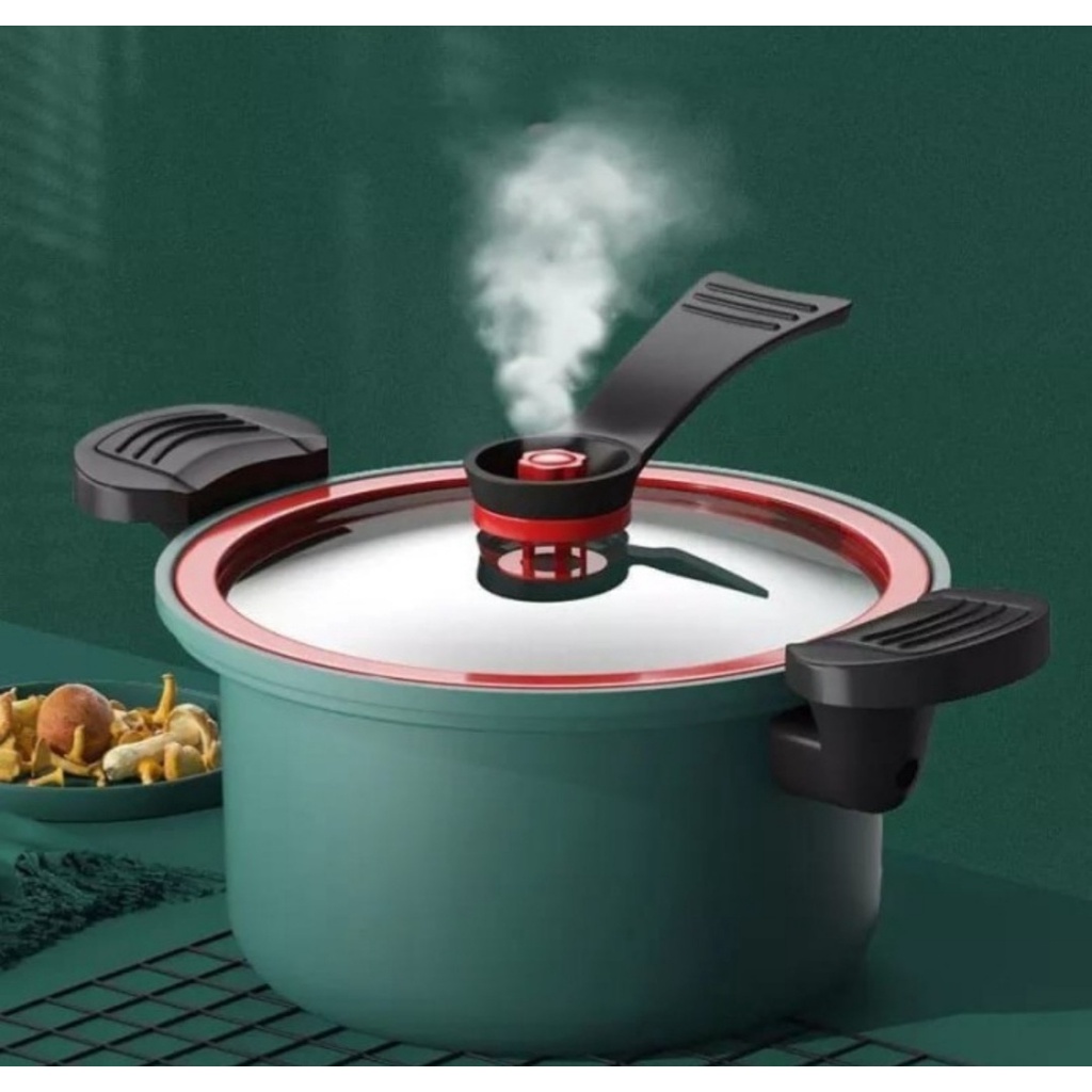 Jual Panci Presto Teflon Pressure Cooker Pot Totipotent 3.5 Liter Omicko | Shopee Indonesia