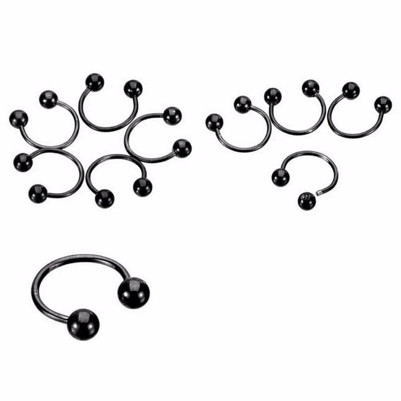 Jual Anting Jepit TITANIUM Hope Bulat Fake Piercing Multifungsi Tindik ...