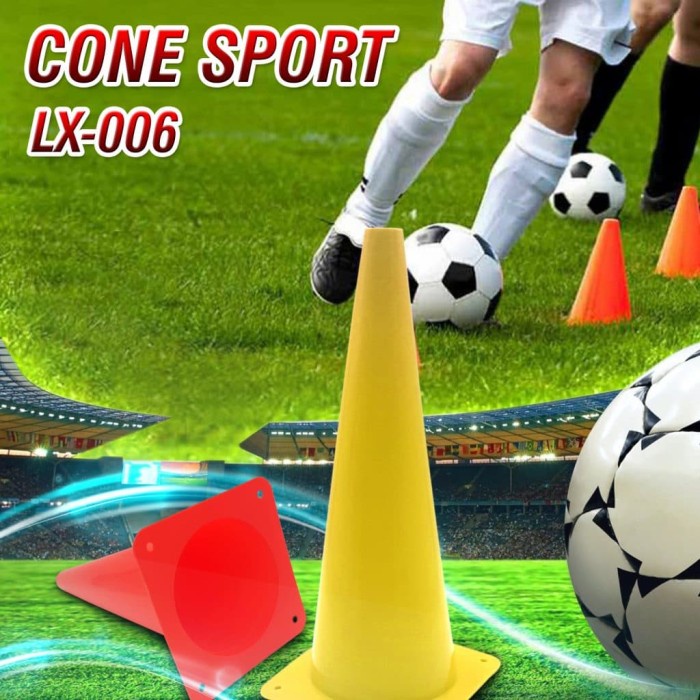Jual CONE CONES KERUCUT KECIL PENANDA JALAN MARKING LAPANGAN LX006-4 ...
