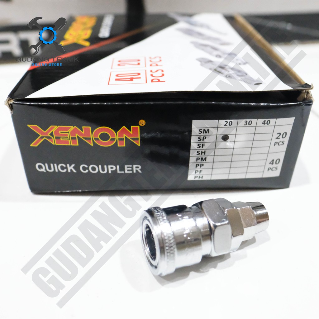 Jual Quick Coupler Xenon PP20-PM20-SP20-PF20-SH20-SM20 Coupling ...