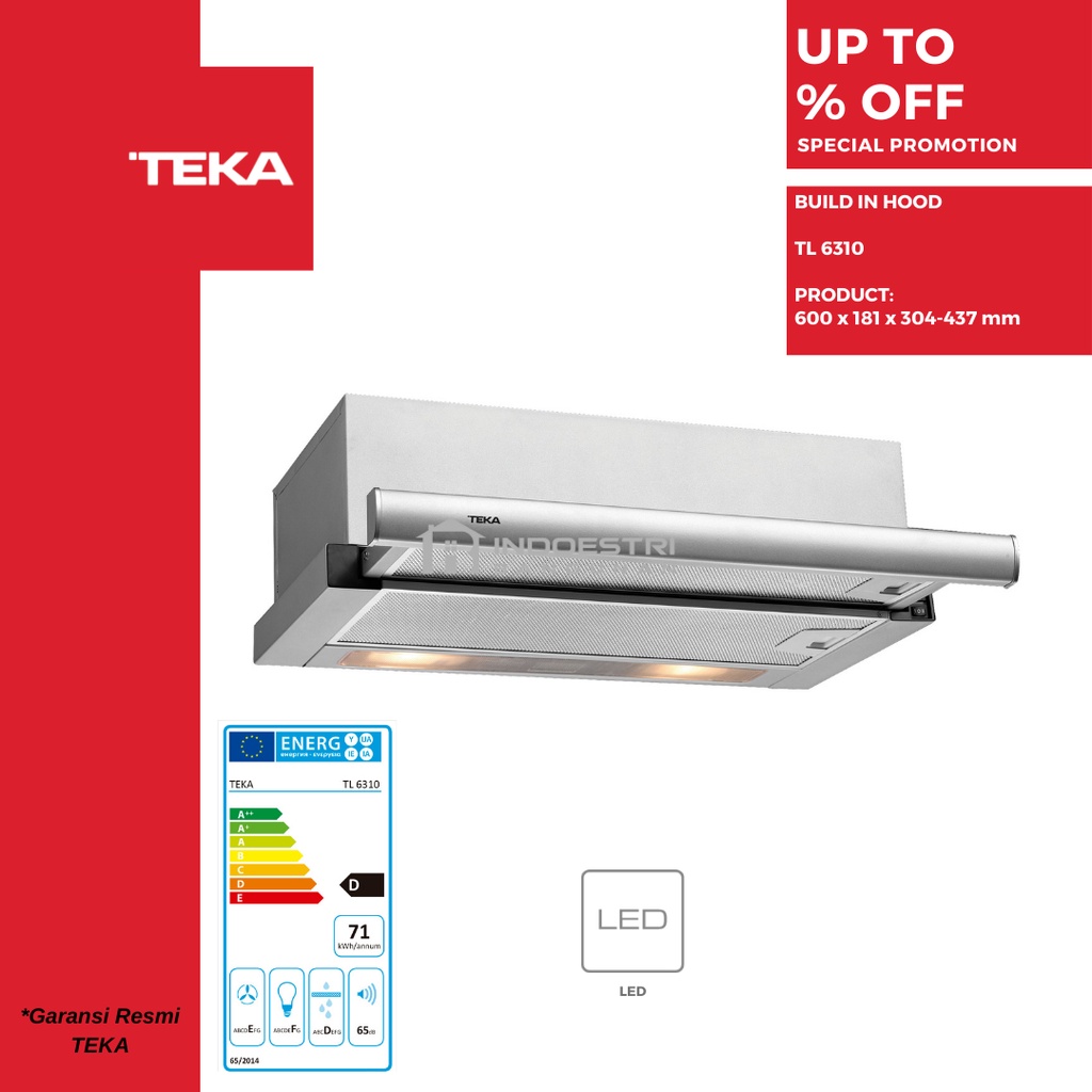 Jual Cooker Hood Teka TL 6310 / Cooker Hood Built in Telescopic TL 6310 ...