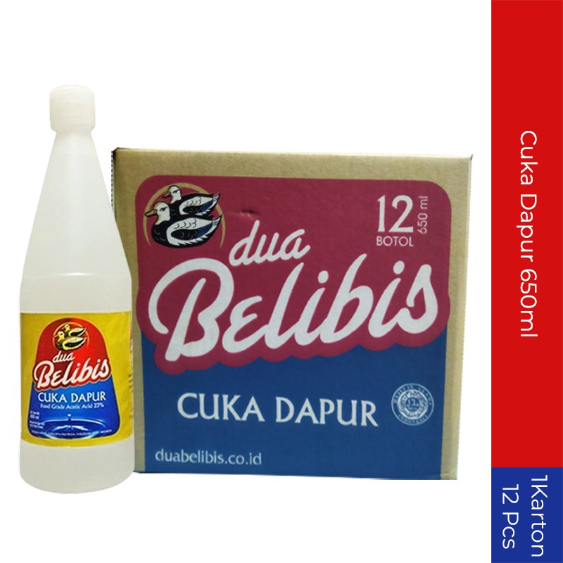 Jual Cuka Dapur 650ml 1 Karton 12 pcs | Shopee Indonesia