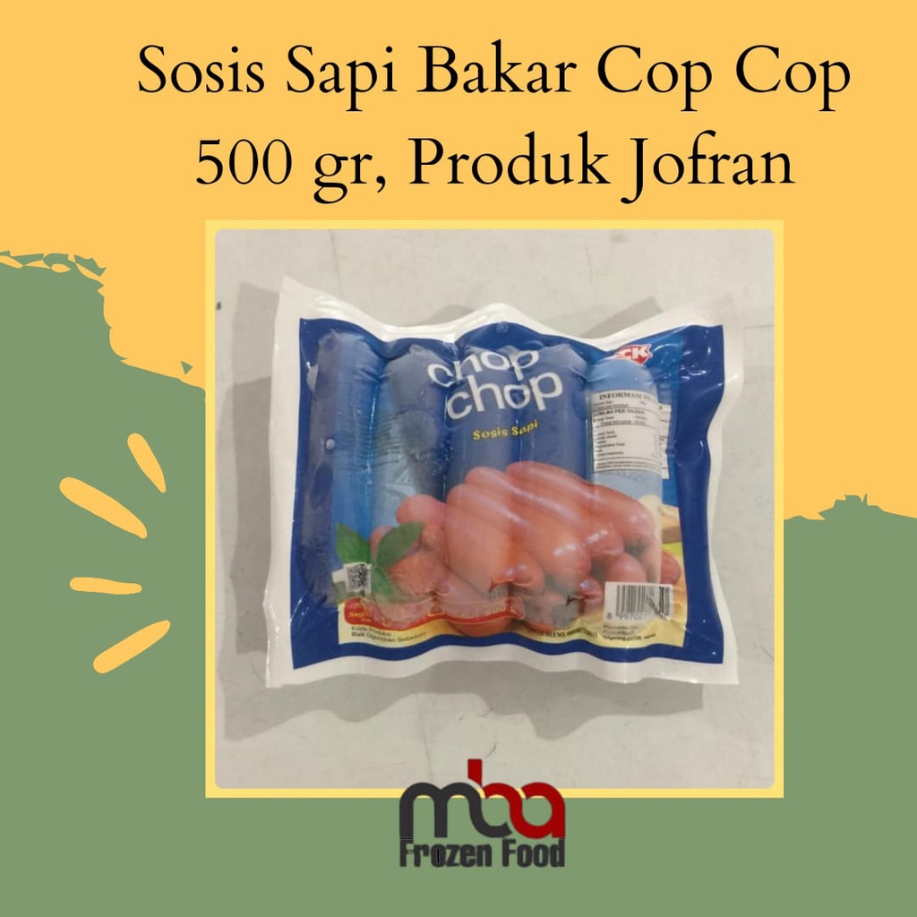 Jual Sosis chop-chop/ Sapi Bakar Cop Cop 500 gr, Produk Jofran - FROZEN ...