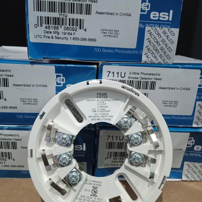 Jual photoelectric smoke detector merk esl Tyipe 711U (Edwards ...
