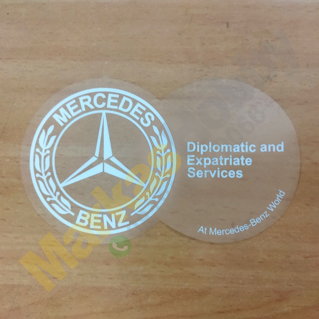 Jual Stiker Mercedes-Benz Diplomatic and Expatriate Services Two Circle ...