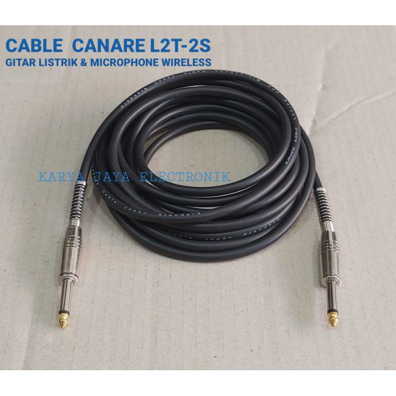 Jual Kabel jack Gitar Listrik Akai To Akai 5 Meter Canare Cable L2T2S ...