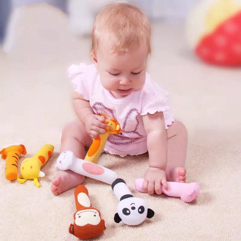 Jual Rattle Stick Baby (rattle bayi) Animal Mainan Anak Bayi Mainan ...