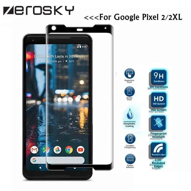 Jual TEMPERED GLASS WARNA GOOGLE PIXEL 2XL 2 XL FULL COVER | Shopee ...