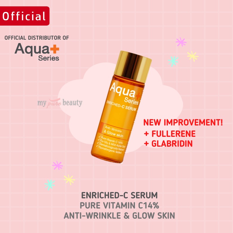 Jual [MOST POPULAR] Aqua+ Series Enriched-C Serum (15ml) | Shopee Indonesia