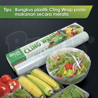 Jual Bagus Cling Wrap Box 30 CM X 45 M Polyethylene Non-PVC W-21403 ...
