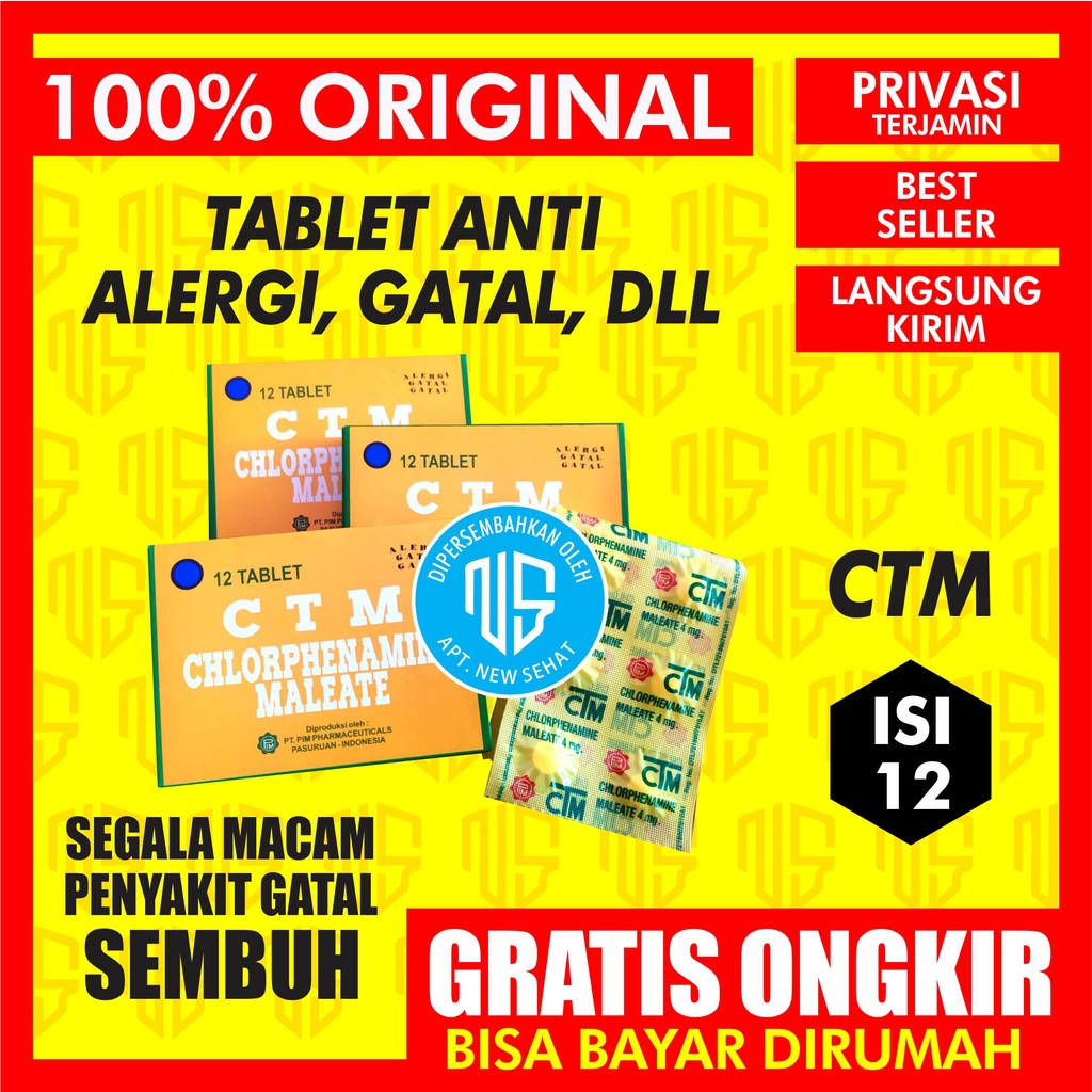 Jual CTM Tablet alergi | Shopee Indonesia