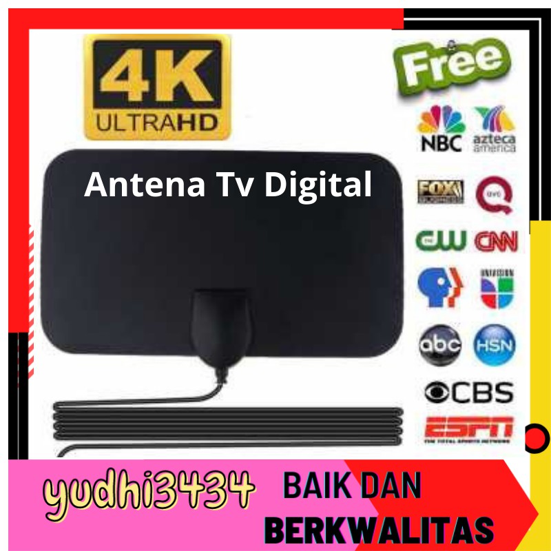 Jual Antena smart android tv box 32 40 43 50 inch digital indoor ...