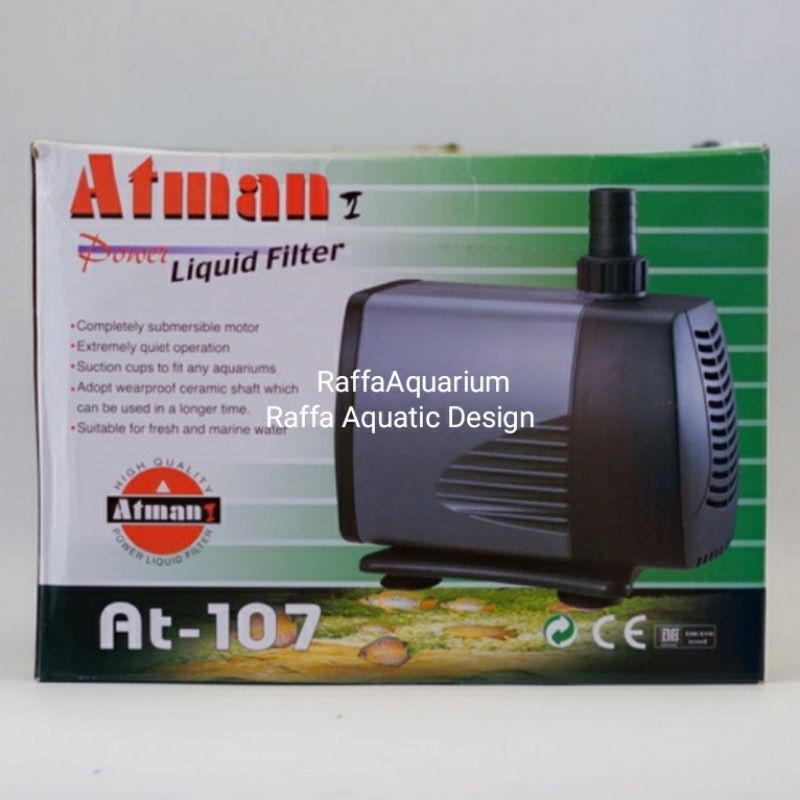 Jual Atman AT 107 Pompa Celup Filter Kolam Aquarium | Shopee Indonesia