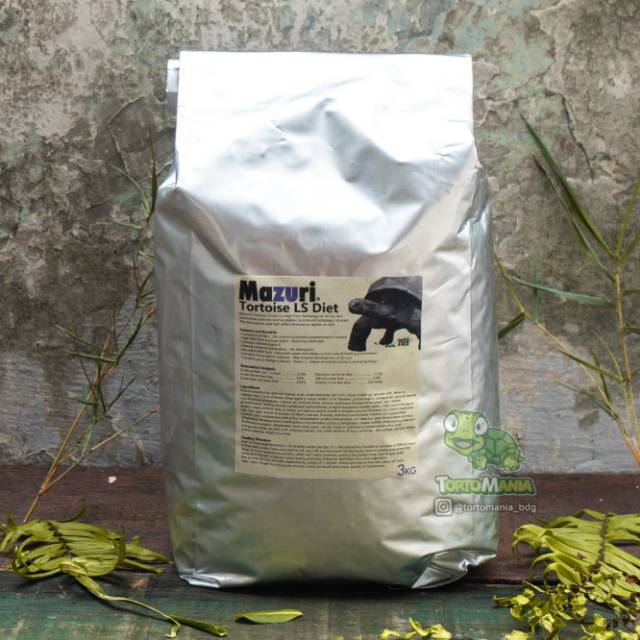 Jual Mazuri LS 3kg / pelet pakan makanan tortoise kura kura darat ...