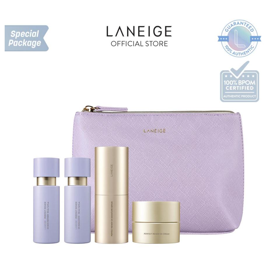 Jual Laneige Perfect Renew 3X Trial Kit | Shopee Indonesia