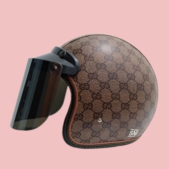 Jual Helm Bogo Sni Kulit Gucci Murah (FREE EMAS) | Shopee Indonesia
